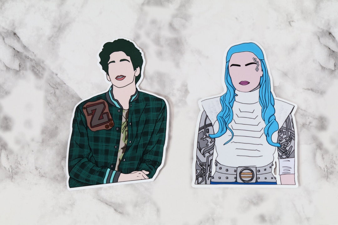 Zed and Alien Addison Zombies 3 3" Vinyl Stickers - Etsy