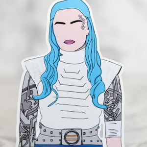 Zed and Alien Addison Zombies 3 3" Vinyl Stickers - Etsy