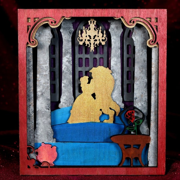 Belle Shadow Box - Etsy