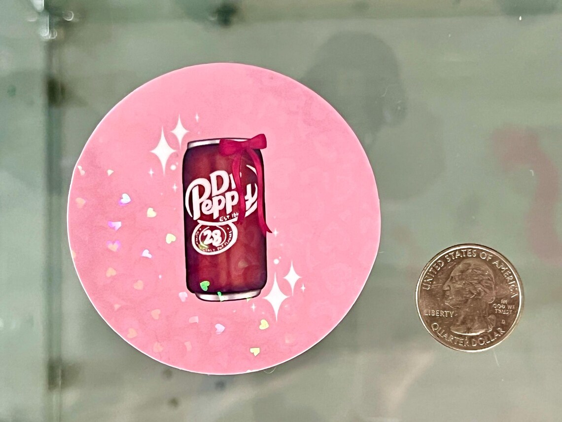 Girly Pop Dr Peppy 2.75" Vinyl Sticker - Etsy