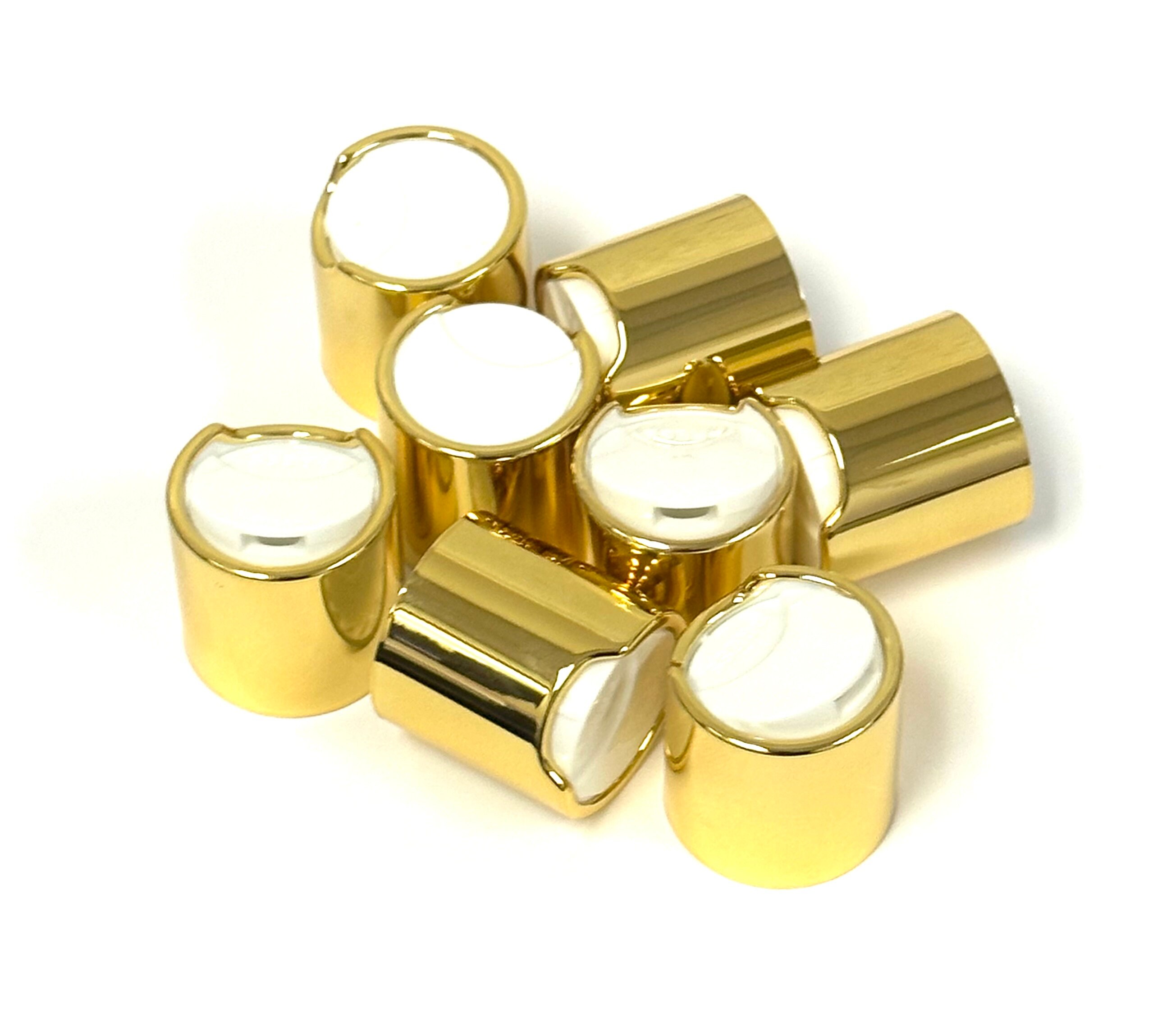 Packagingco. Gold Disc Top Dispensing Cap - Etsy