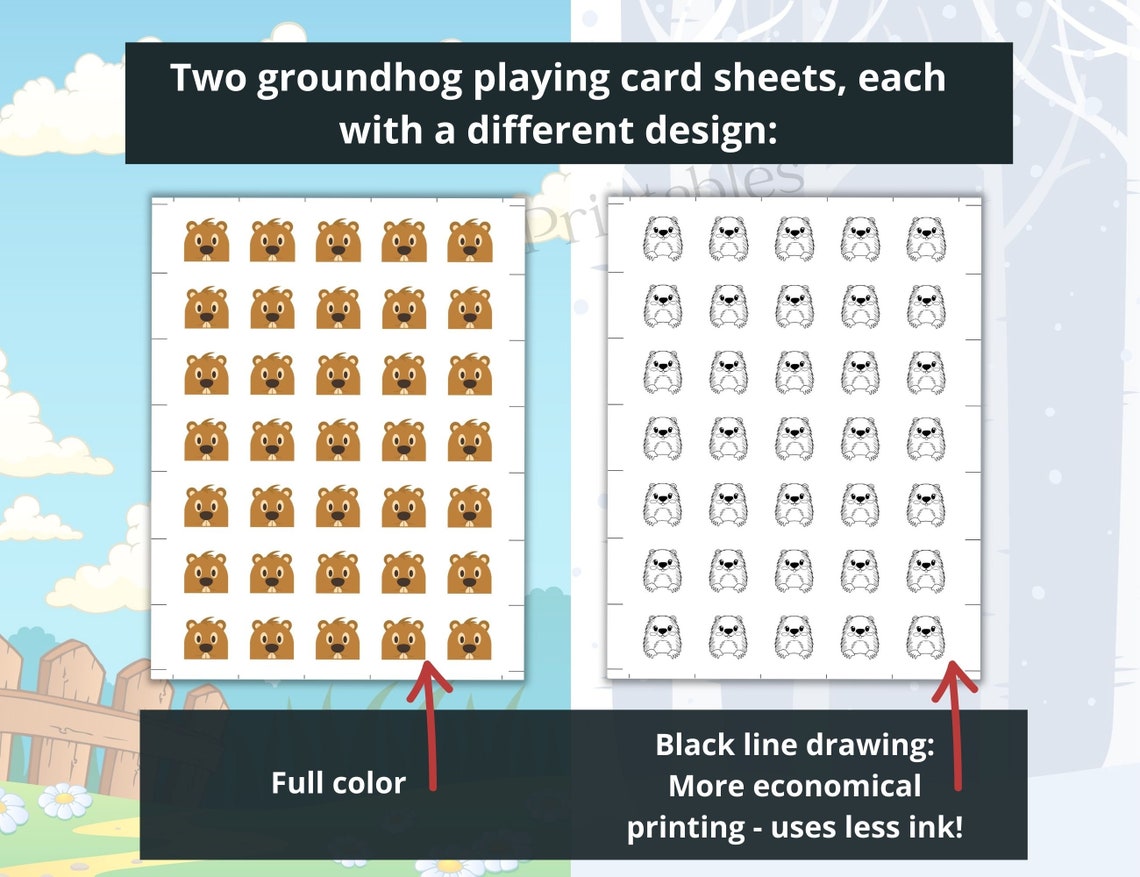 Printable Groundhog Day Dice Pass the Candies Game, Classroom ...