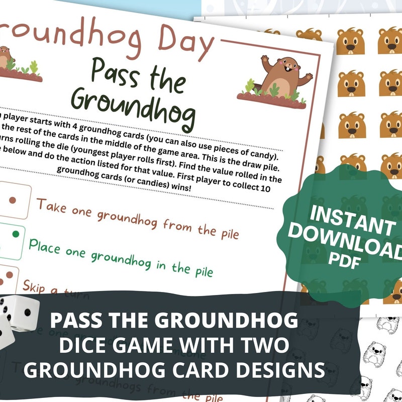 Groundhog Birthday Card - Etsy