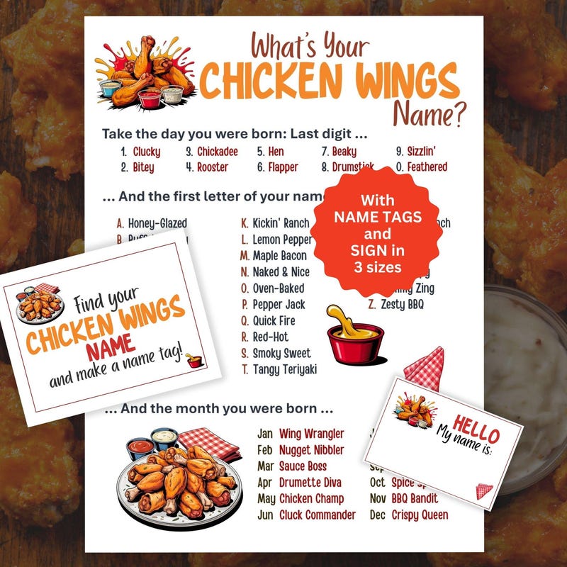 Chicken Wing Party Platter - Etsy Canada