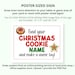 What's Your Christmas Cookie Name Game + Tags + Sign, Holiday Cookie ...