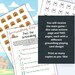 Printable Groundhog Day Dice Pass the Candies Game, Classroom ...