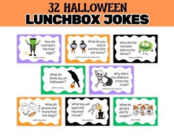 Kids Thanksgiving Joke Cards, Funny Lunch Box Notes, Lunchbox Funnies ...