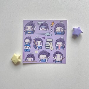 Apothecary Diaries: Maomao and Jinshi Chibi Sticker Sheets - Etsy