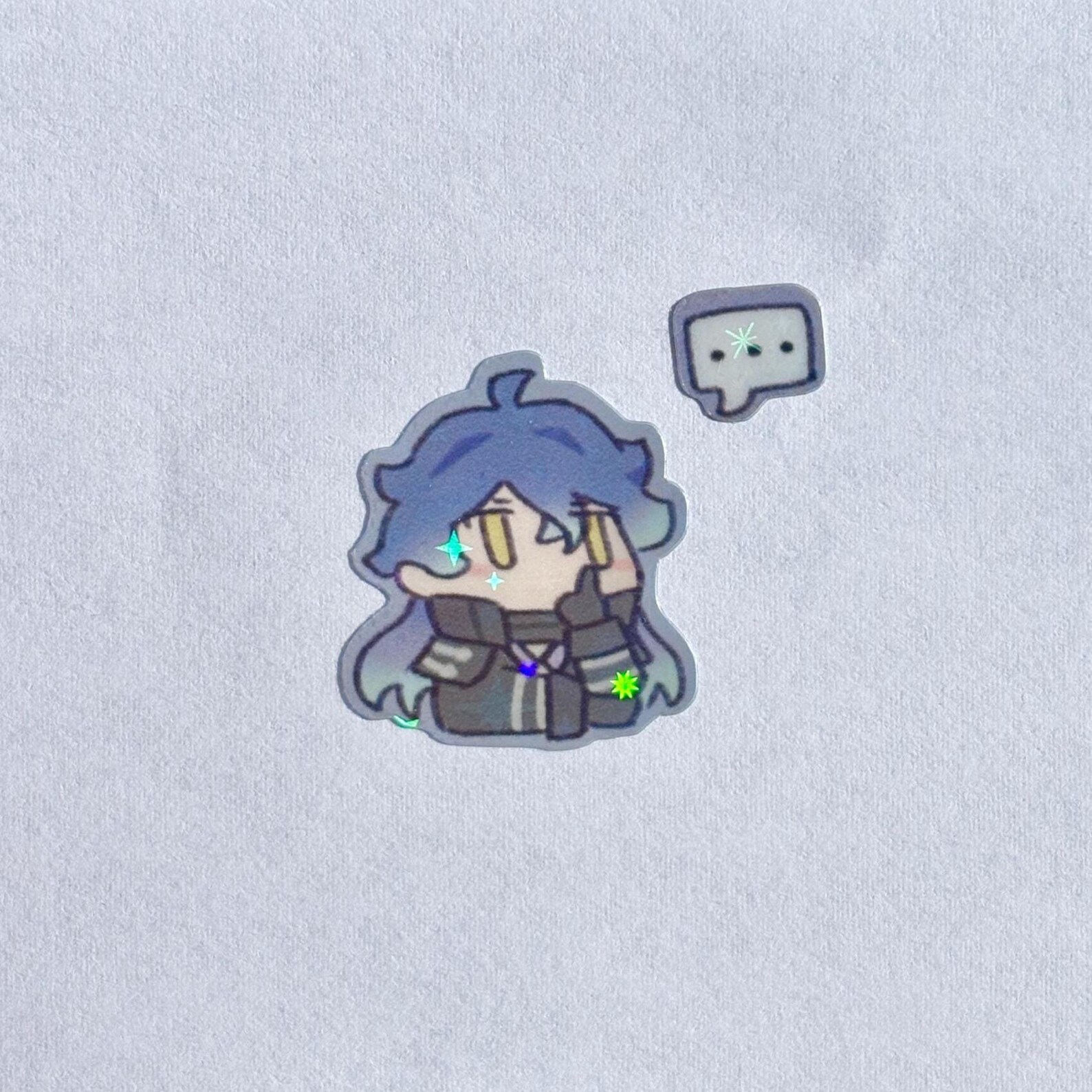 Flins Holographic Small Sticker Sheet - Genshin Impact - Etsy