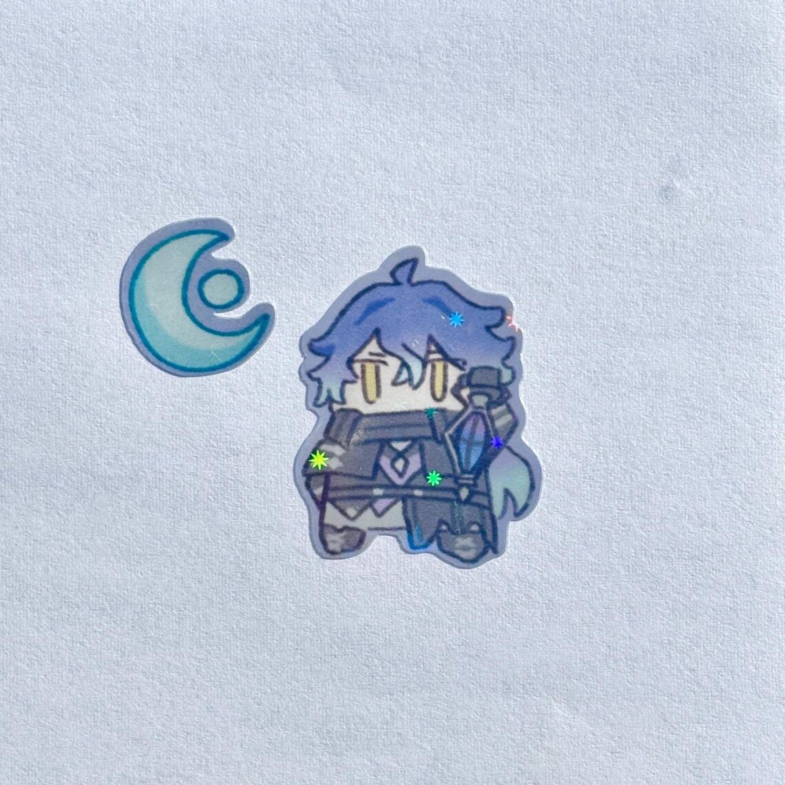 Flins Holographic Small Sticker Sheet - Genshin Impact - Etsy