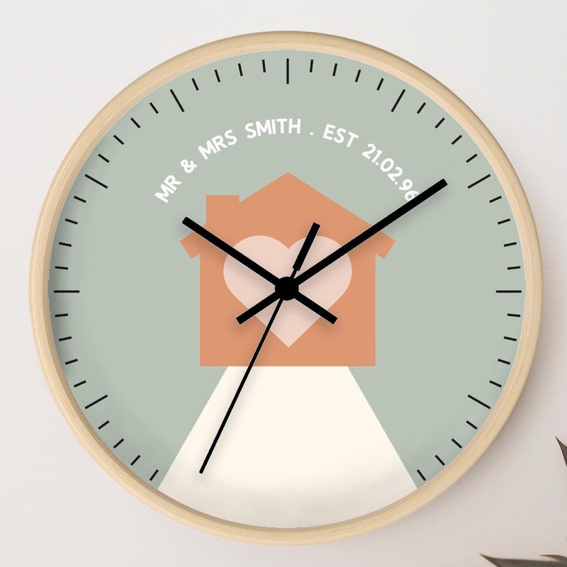 Custom Wall Clock - Etsy