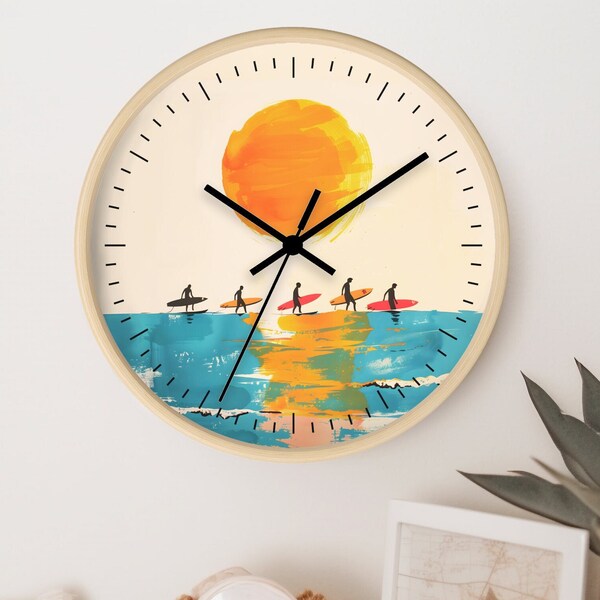 Beach Clock - Etsy