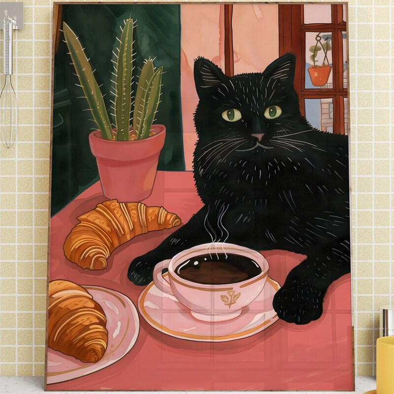 Cat Kitchen Decor - Etsy