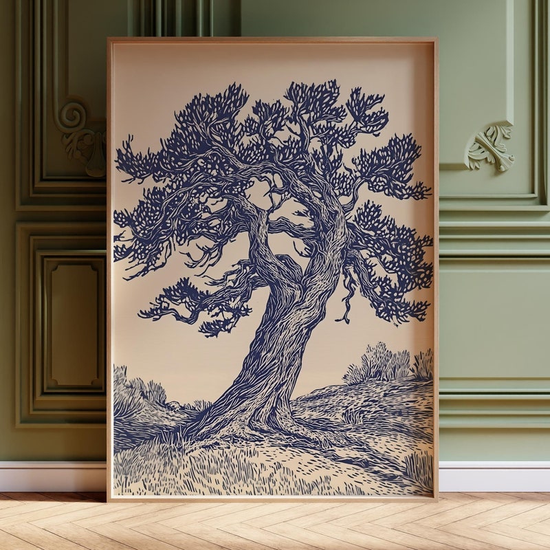 Oak Tree Art - Etsy