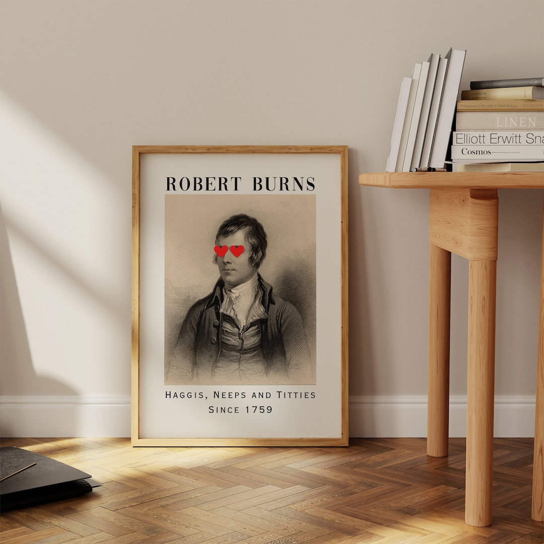 Robert Burns Wall Art Scottish Art Prints Scotland Wall Art - Etsy