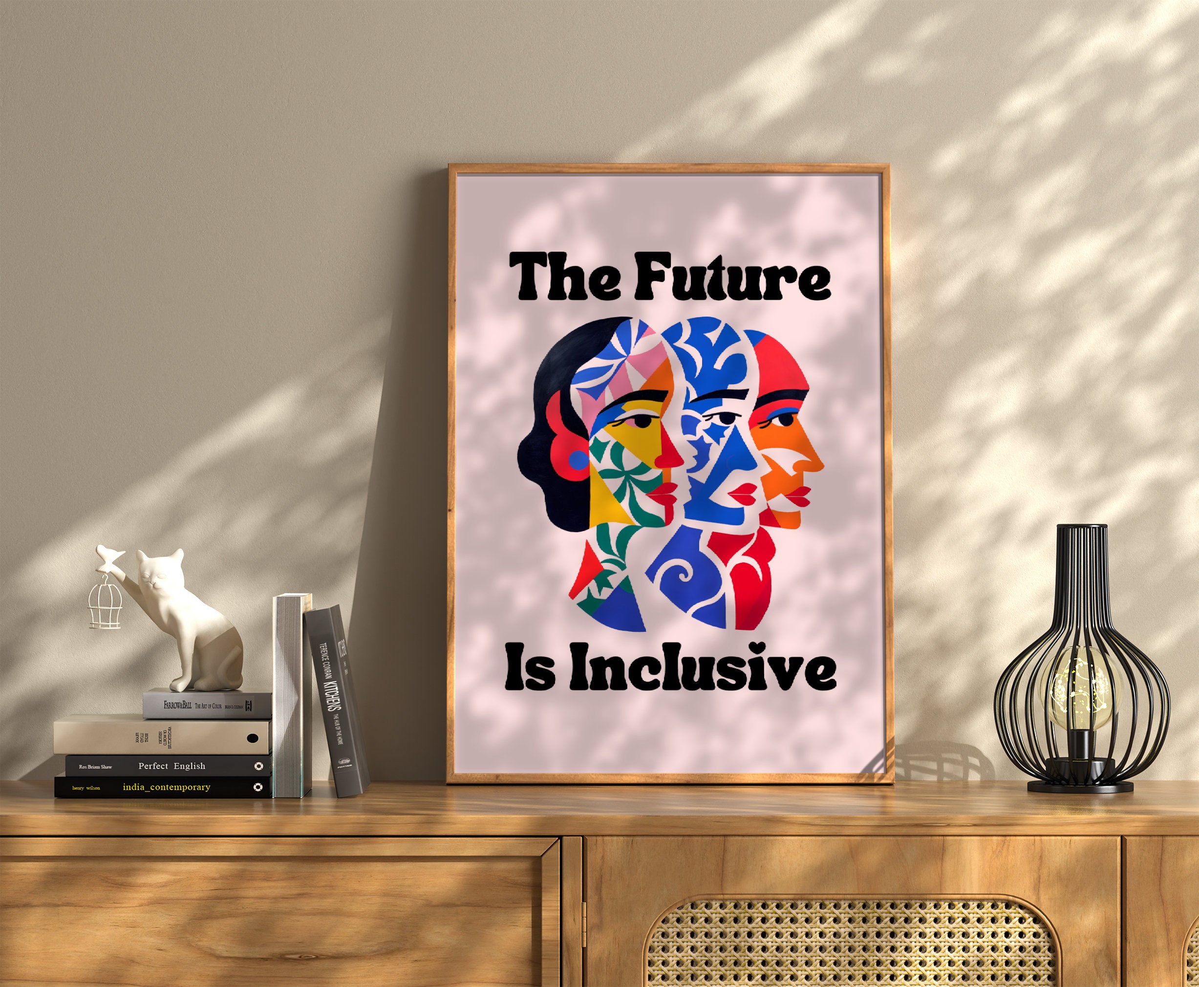 The Future is Inclusive Print Diversity Artwork Feminist - Etsy