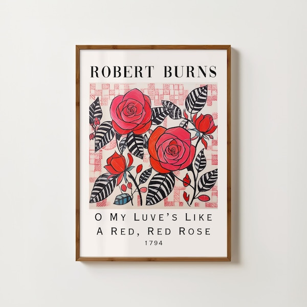 Robert Burns Print - Etsy