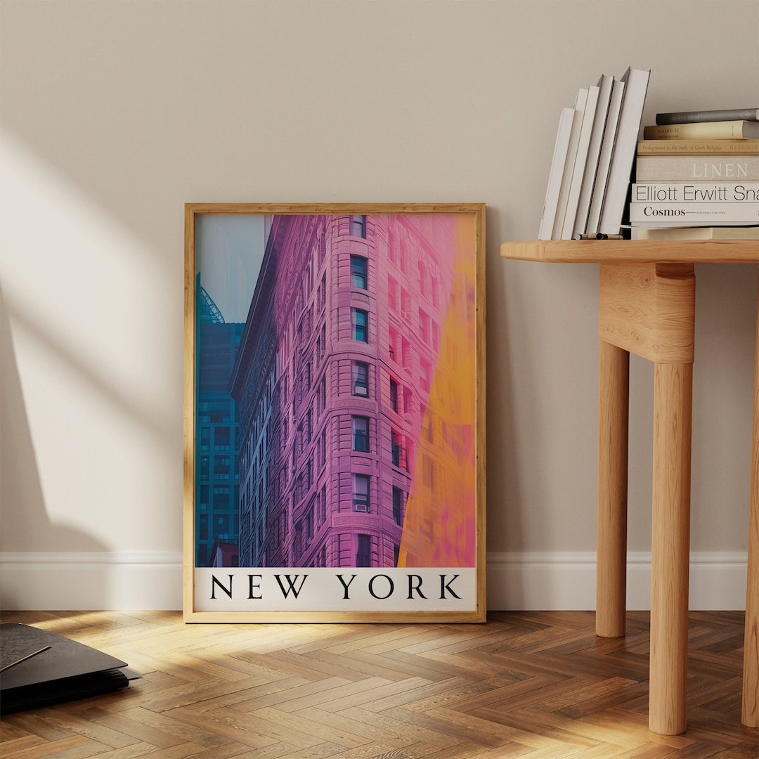 New York City Print NYC Poster New York Cadeaux USA Affiche de voyage ...