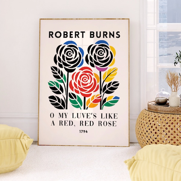 Burns Night Poster - Etsy