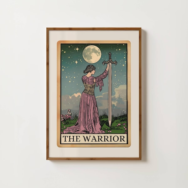 Warrior Tarot Cards - Etsy