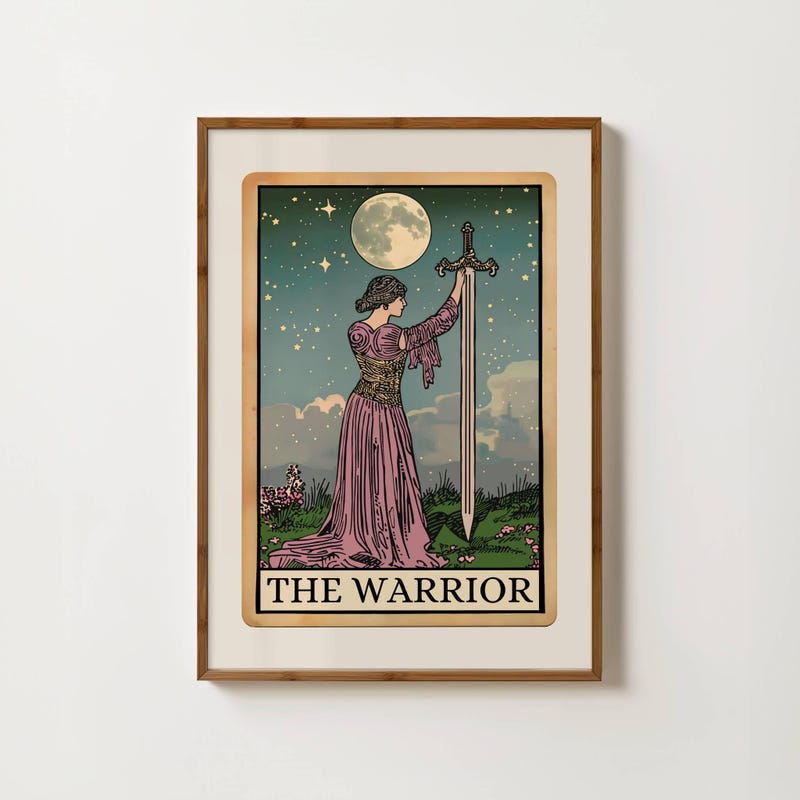 Warrior Tarot Cards - Etsy