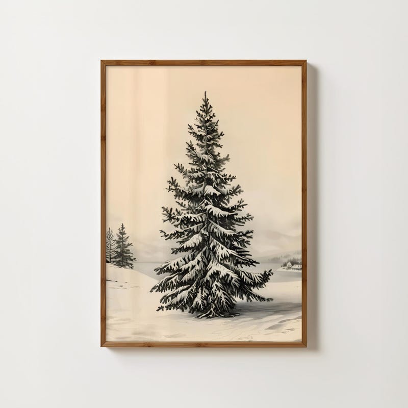 Christmas Art Print - Etsy