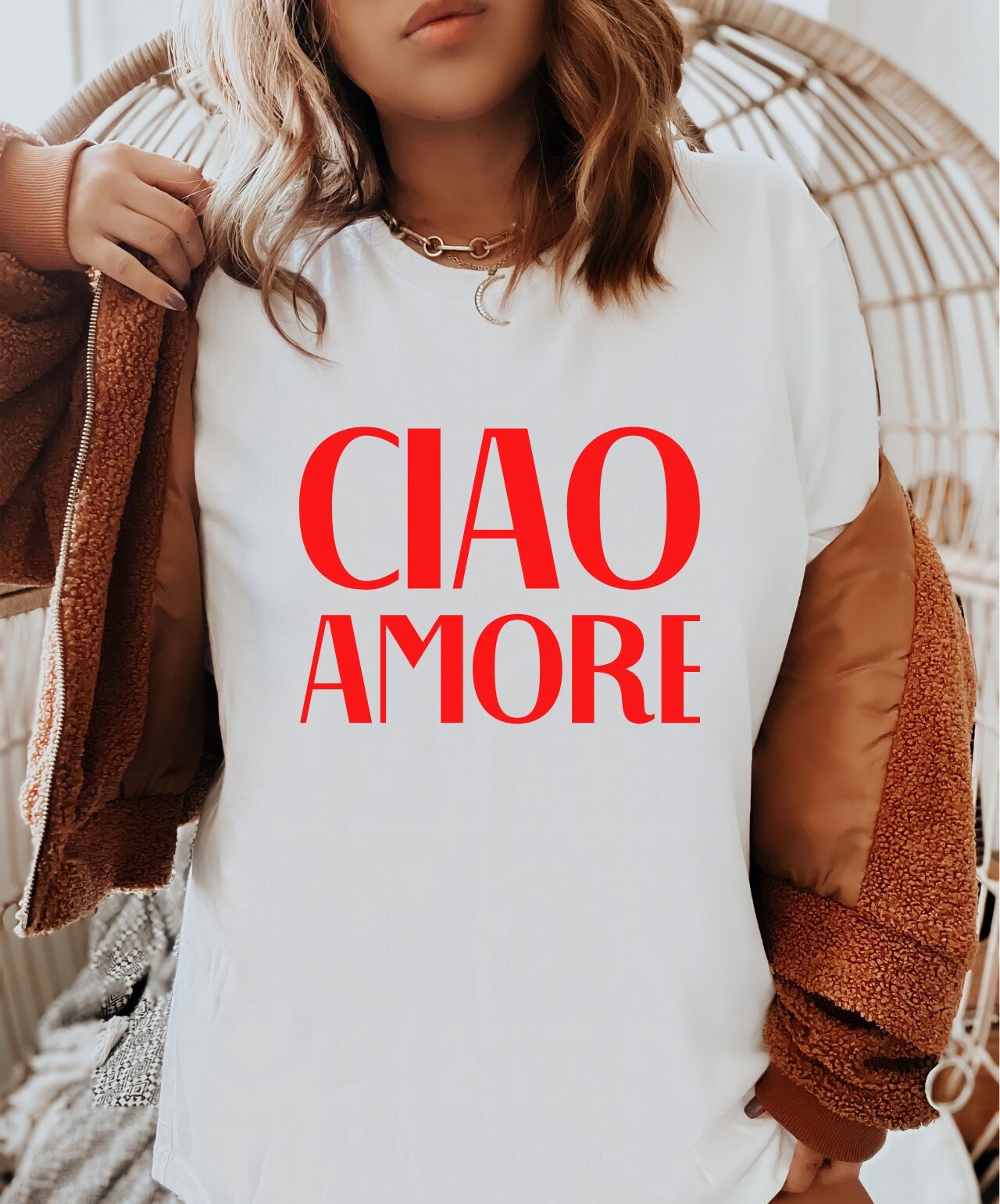 Ciao Amore T-shirt Ciao Amore Shirt Italian Girl Italian - Etsy