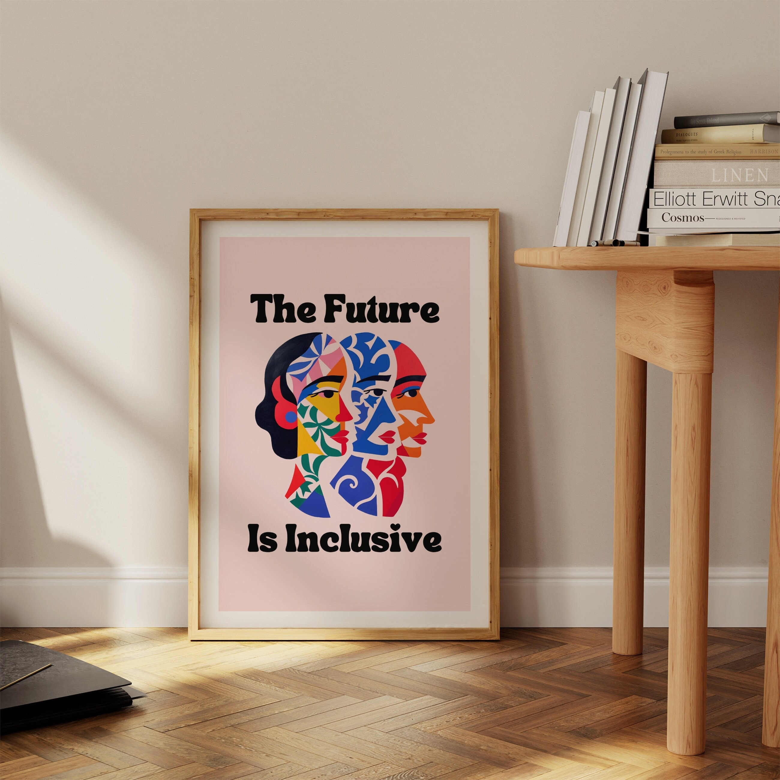 The Future is Inclusive Print, Diversity Artwork, Feminist Wall Art ...