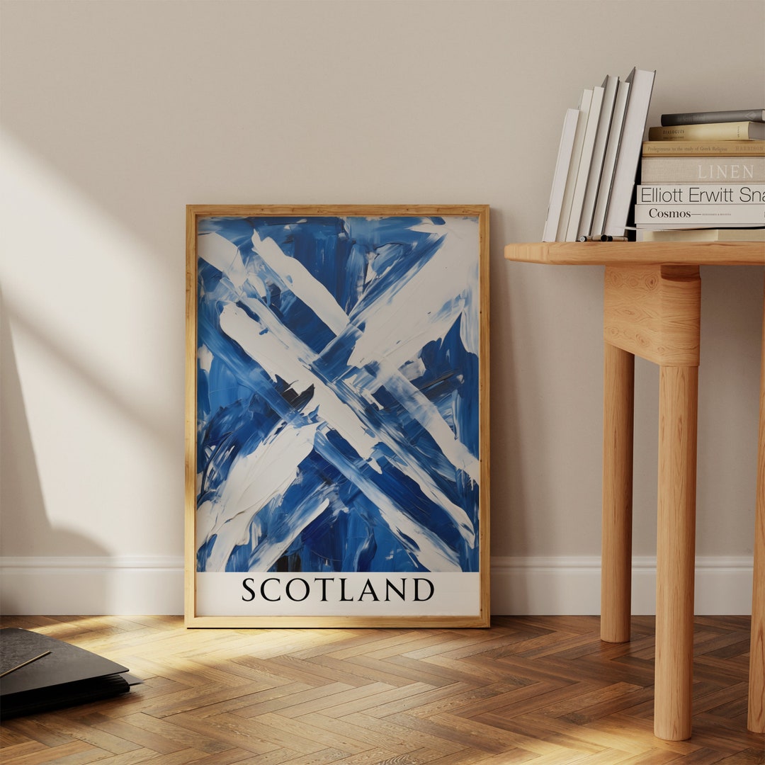Custom Scotland Print Scottish Wall Art Scotland Poster Scottish Gift ...