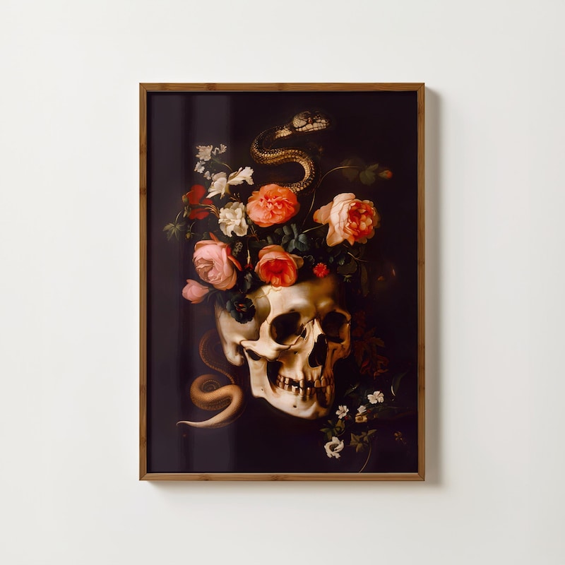 Skull Art Print - Etsy