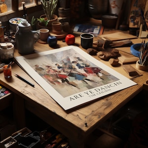 Are Ye Dancin Ceilidh Print, Scottish Art Prints, Ceilidh Dance ...