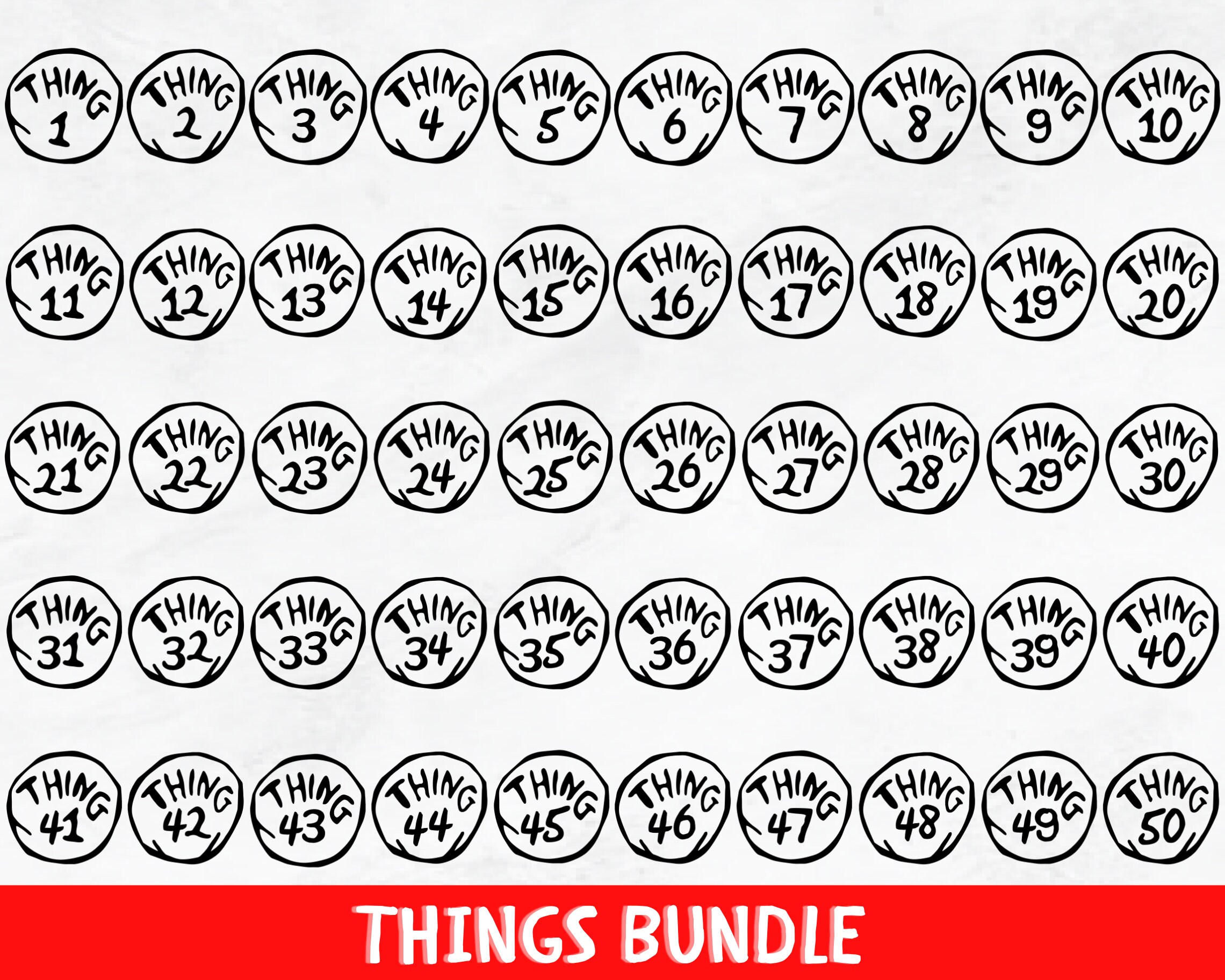 Thing 1 And Thing 2 Printable Images
