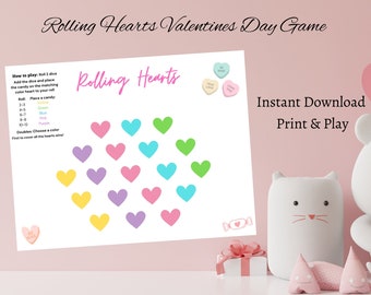 Candy Hearts Game - Etsy