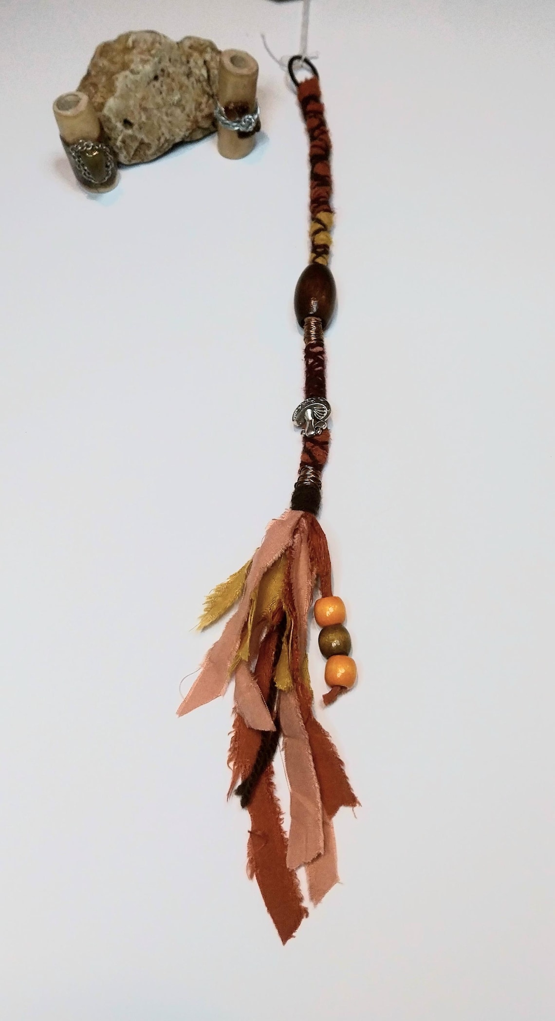 Fall Beaded Hair Locs, Bohemian Hair Jewelry - Etsy UK