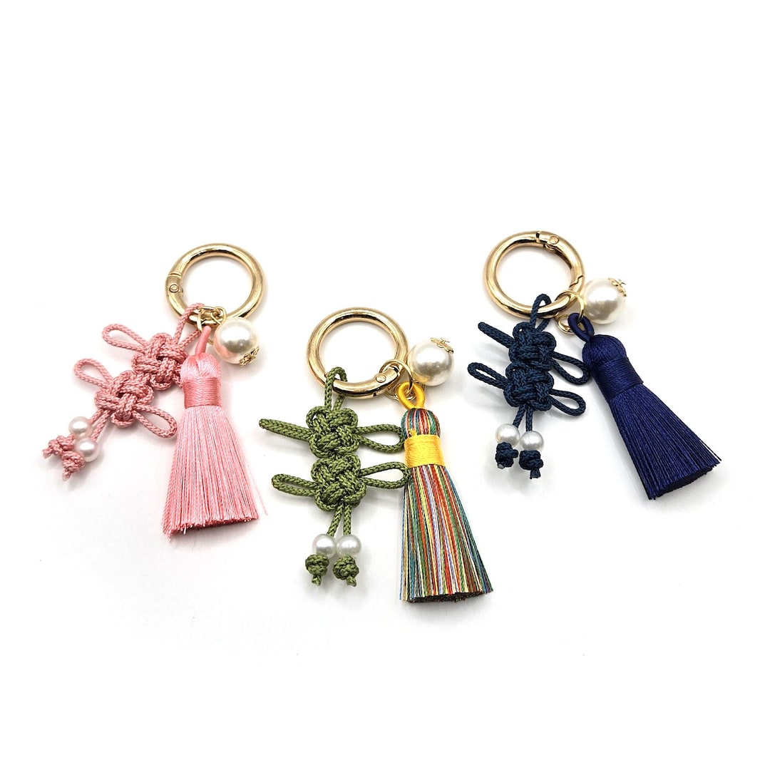 Handmade Korean Knot Tassels Keychain Key Ring Valentine's Day ...