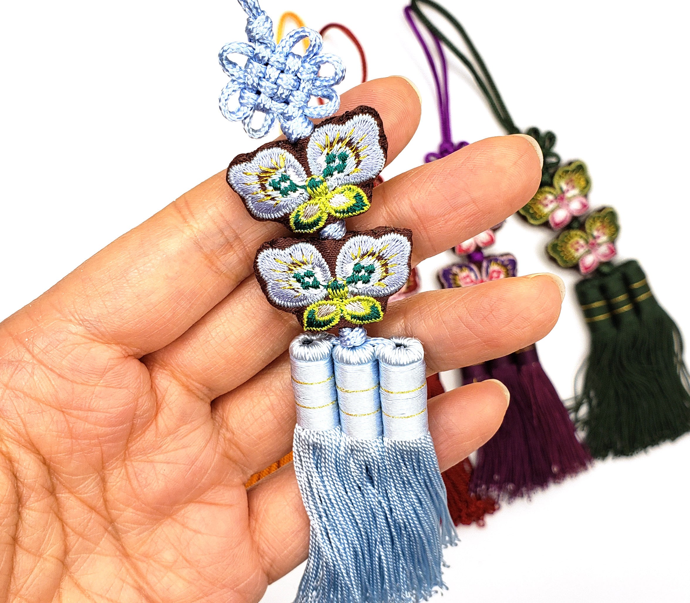 Hanbok Butterfly Tassel Norigae 노리개-traditional Korean Hanbok - Etsy