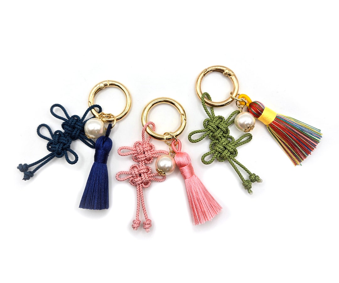 Handmade Korean Knot Tassels Keychain Key Ring Valentine's Day ...
