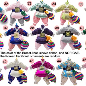 Hanbok Dress Keychain: Korean Traditional Ornament, New Year Gift - Etsy
