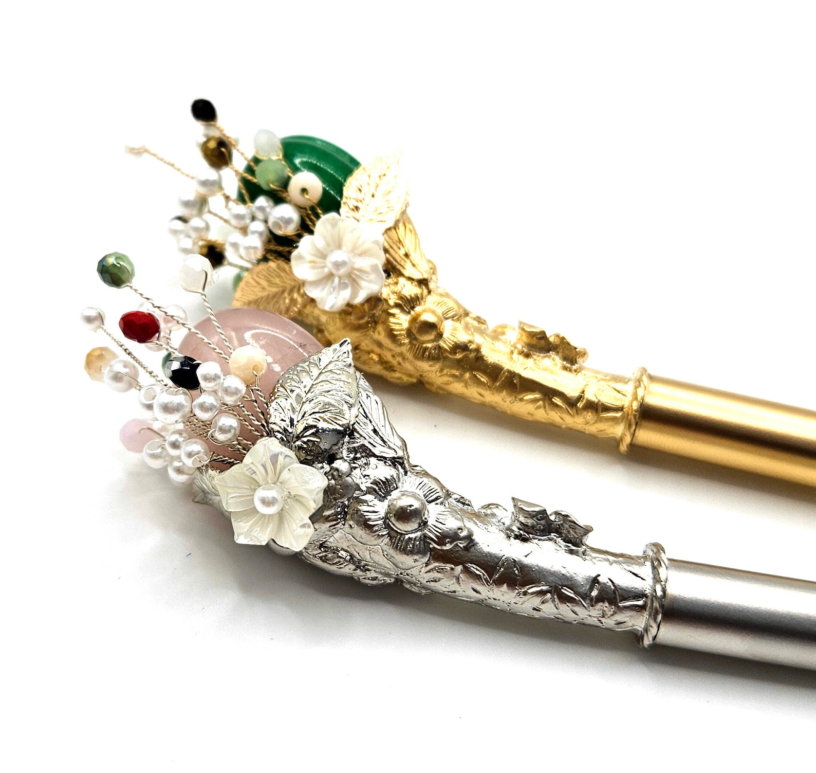 Korean Traditional Hair Pin - Binyeo Stick Hanbok Accessory - Ornament ...