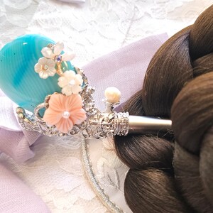 Handmade Korean Traditional Hanbok Hair Stick Pin Binyeo Hanbok ...