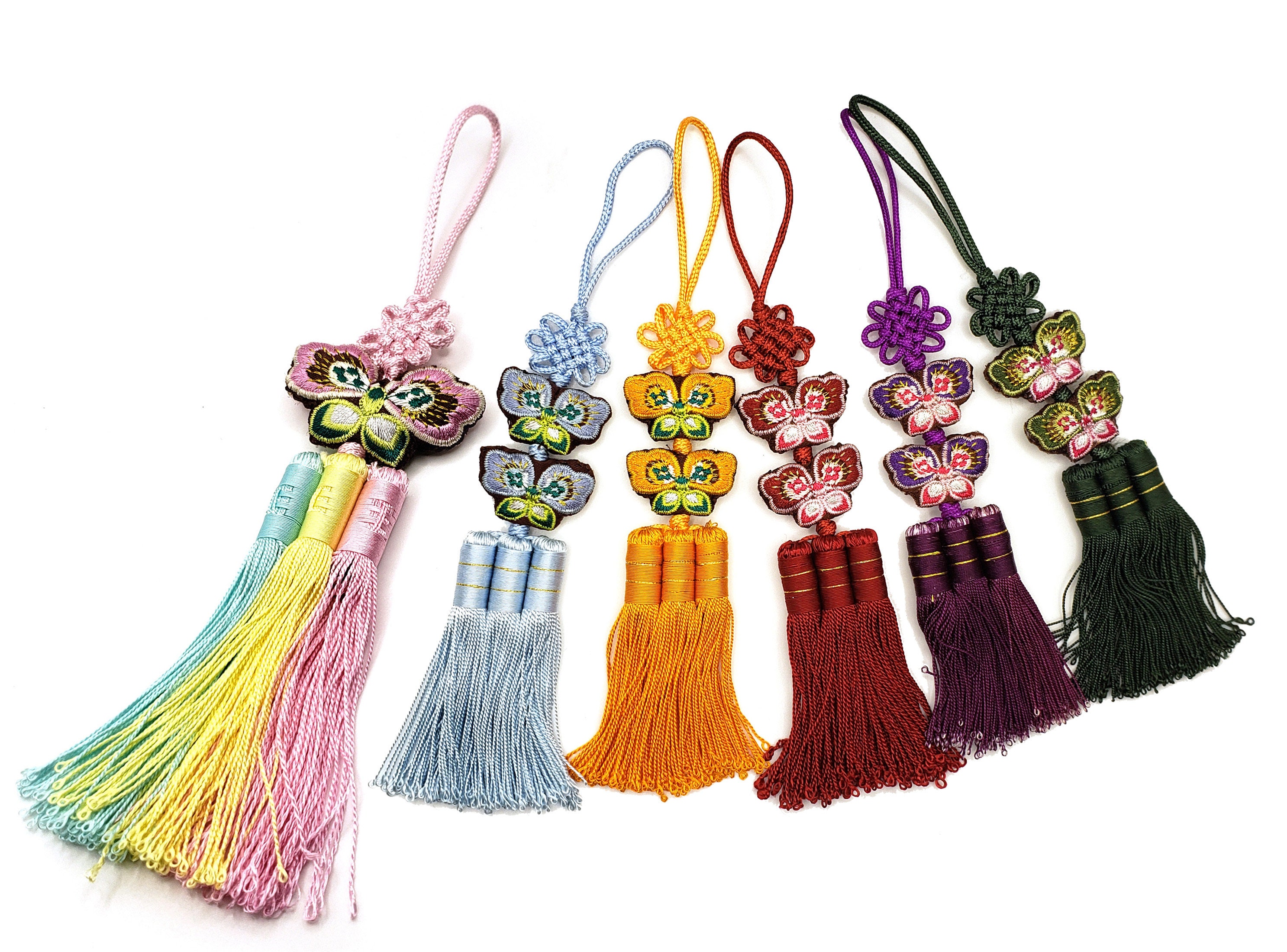 Hanbok Butterfly Tassel Norigae 노리개-traditional Korean Hanbok - Etsy