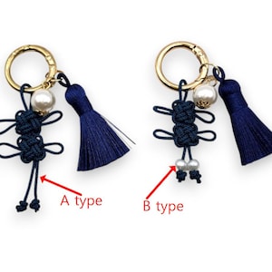 Handmade Korean Knot Tassels Keychain Key Ring Valentine's Day ...
