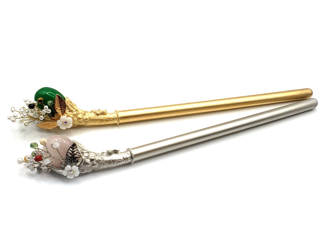 Korean Traditional Hair Pin Binyeo Stick Hanbok Accessory Ornament ...