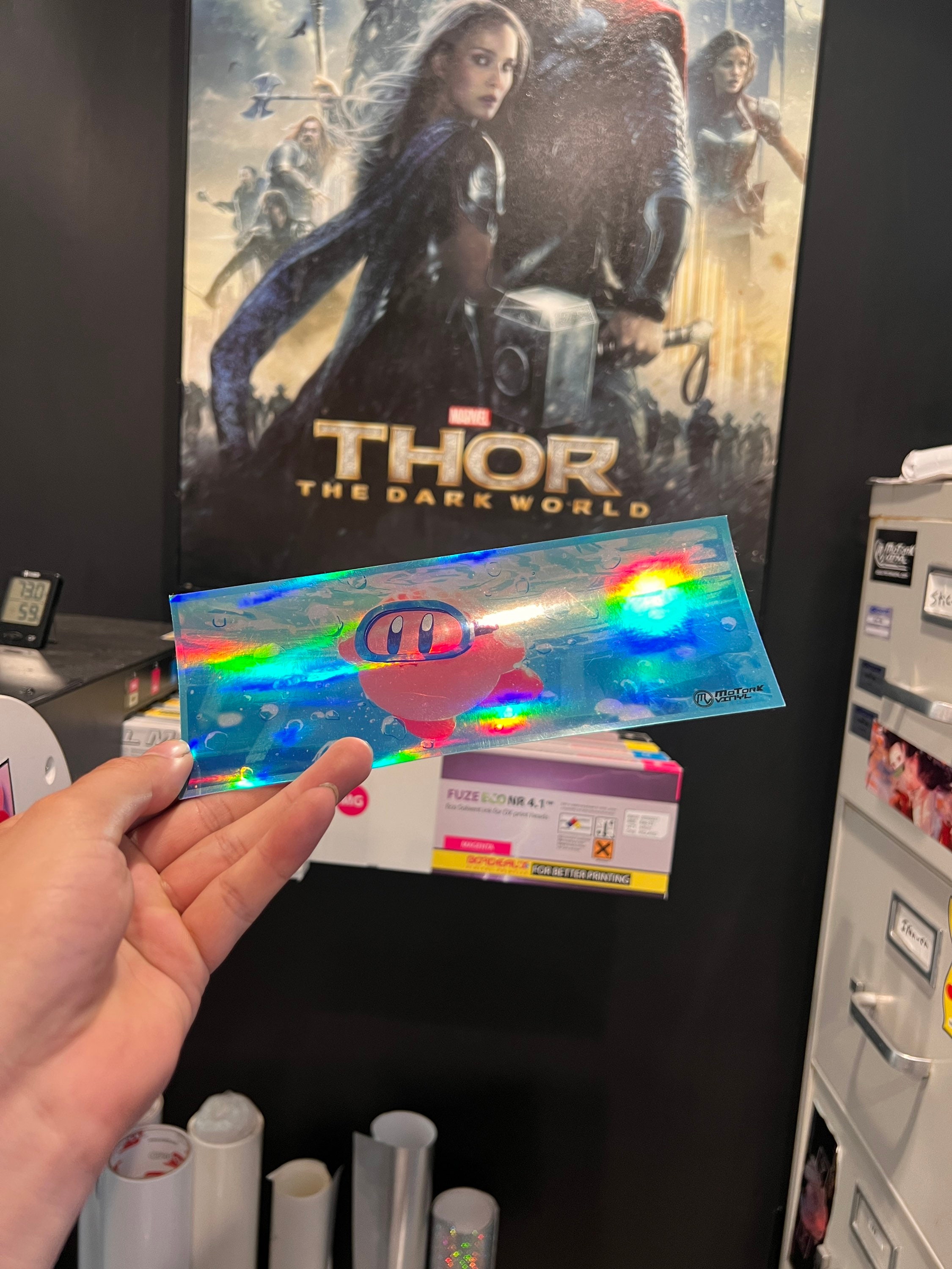 Kirby Resting Car Slap Sticker Decal Anime - Etsy