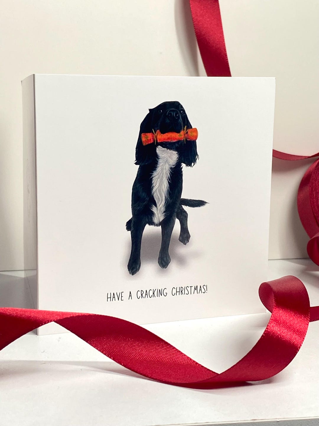 Spaniel Christmas Card, Working Cocker Spaniel Cards, Cards for Dog ...