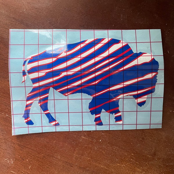 Buffalo Bills Zubaz Vinyl - Etsy