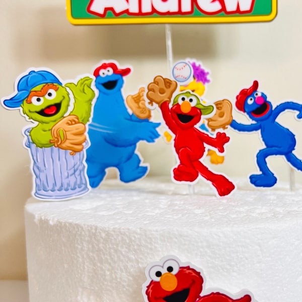 Elmo Cake Topper - Etsy