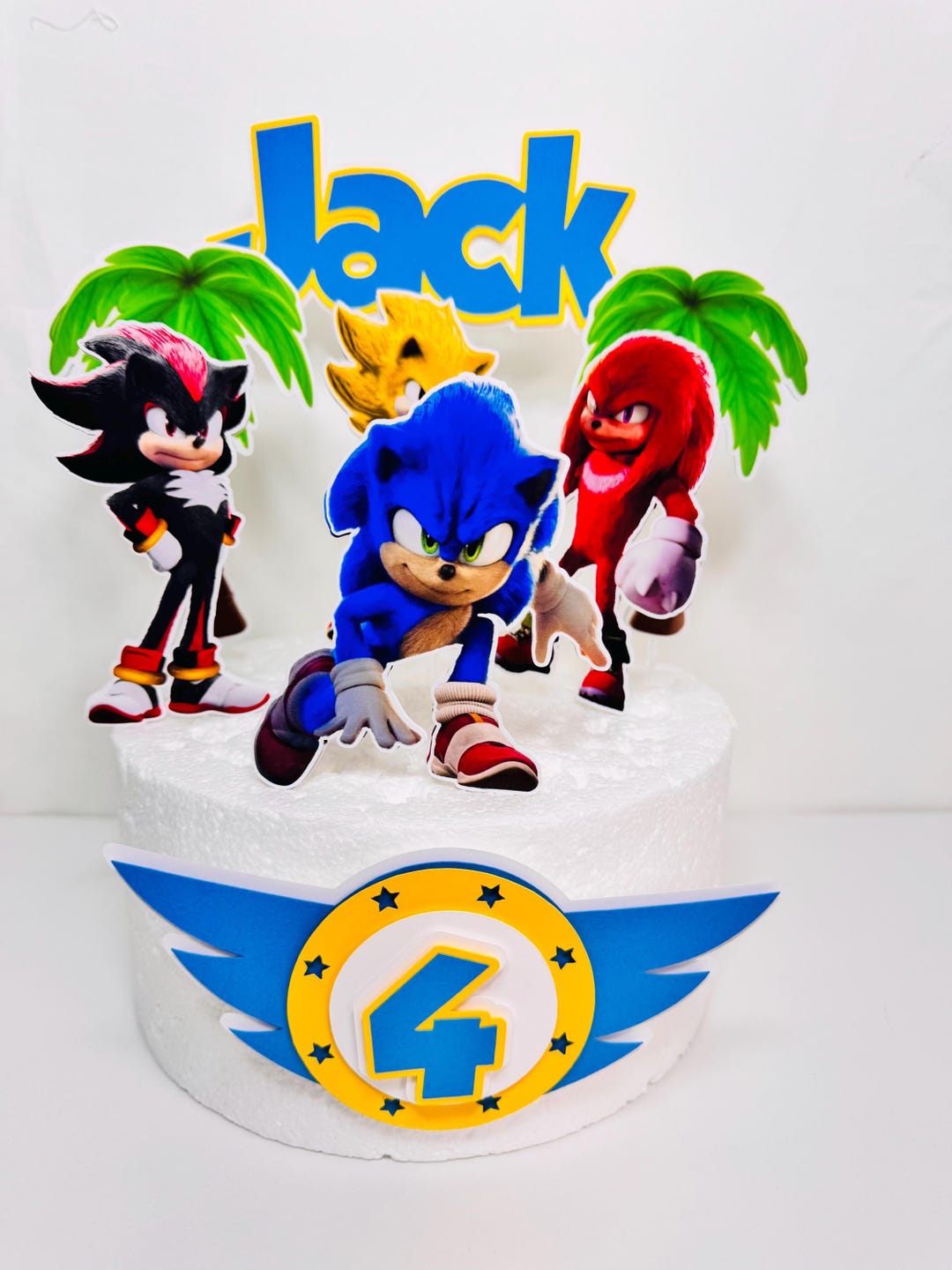 Sonic Cake Topper, Sonic Party, Sonic Personalized, Sonic Theme, Sonic ...