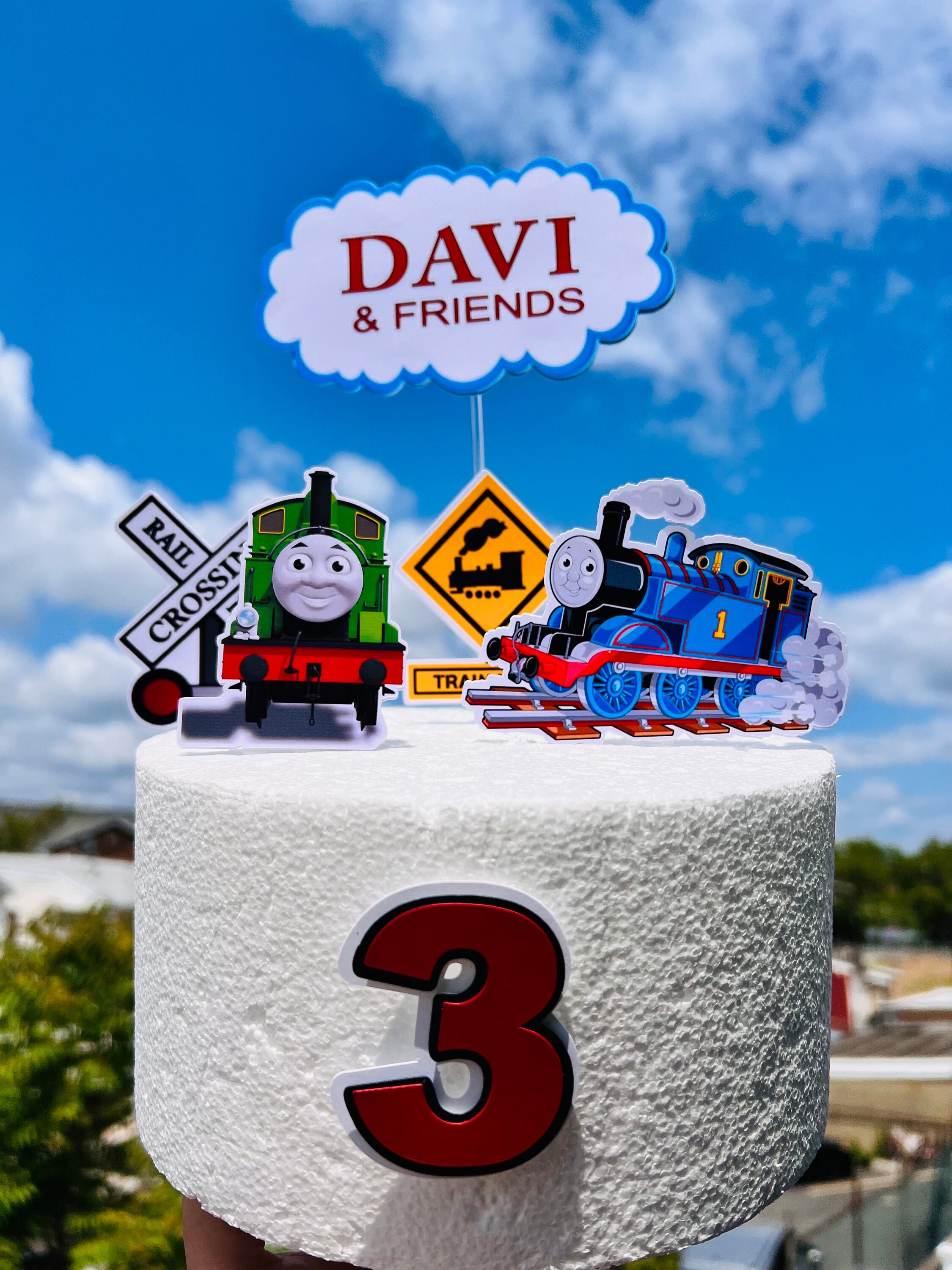 Thomas Train Cake Toppers Thomas Decor Thomas Theme Thomas - Etsy