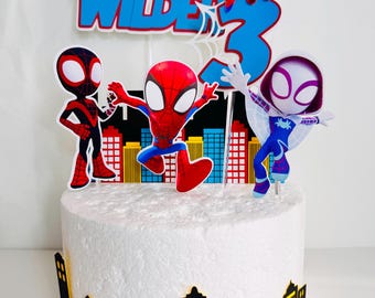 Spidey and His Amazing Friends Cake Topper - Etsy
